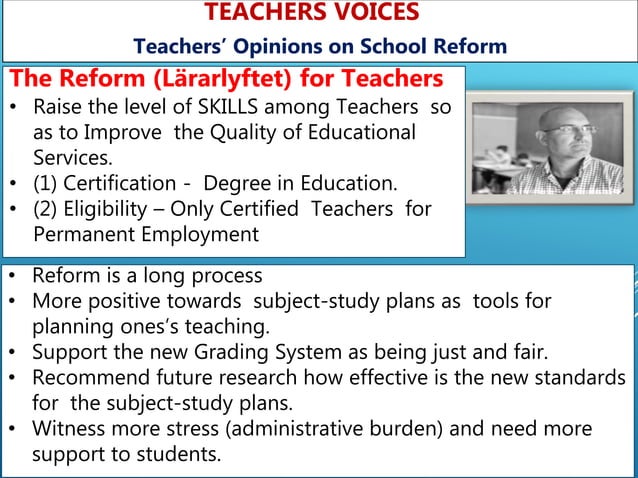 Teacher motivation & teachers’ working conditions: GLOBAL AND REGIONAL ...