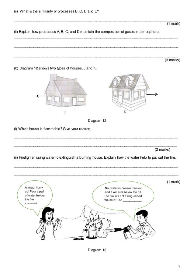 Final Year Examination Form 1 Science Paper