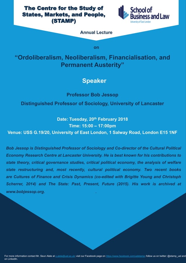"Ordoliberalism, Neoliberalism, Financialisation and Permanent ...