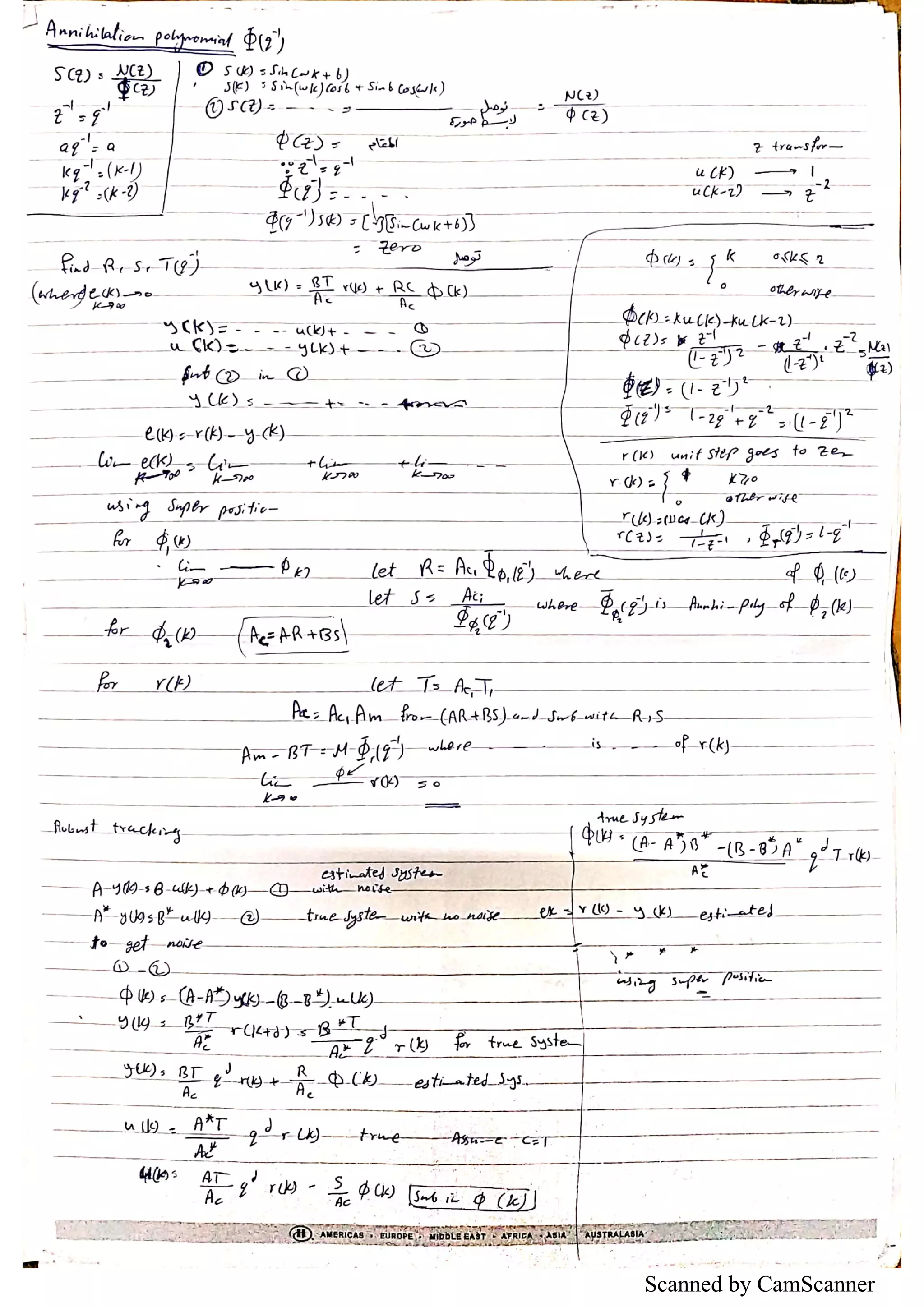 control Final exam 2019 | PDF