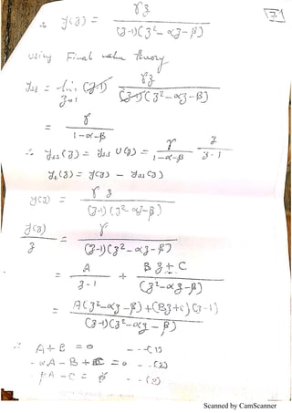 control Final exam 2019 | PDF