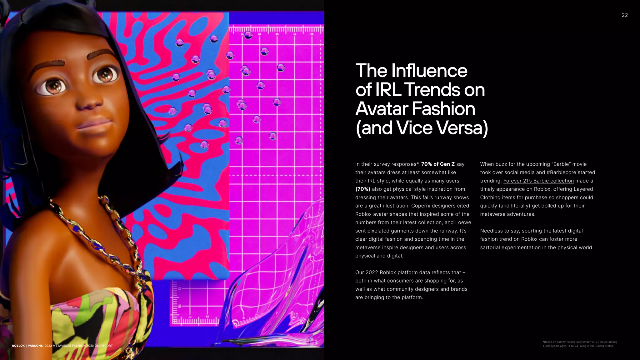 Metaverse Fashion Trends report by Roblox and Parsons | PDF