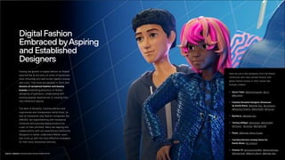 Metaverse Fashion Trends report by Roblox and Parsons | PDF