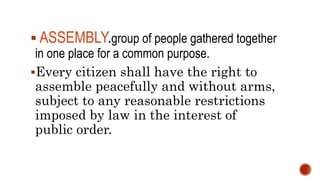 Human rights article in 1973 constitution | PPTX