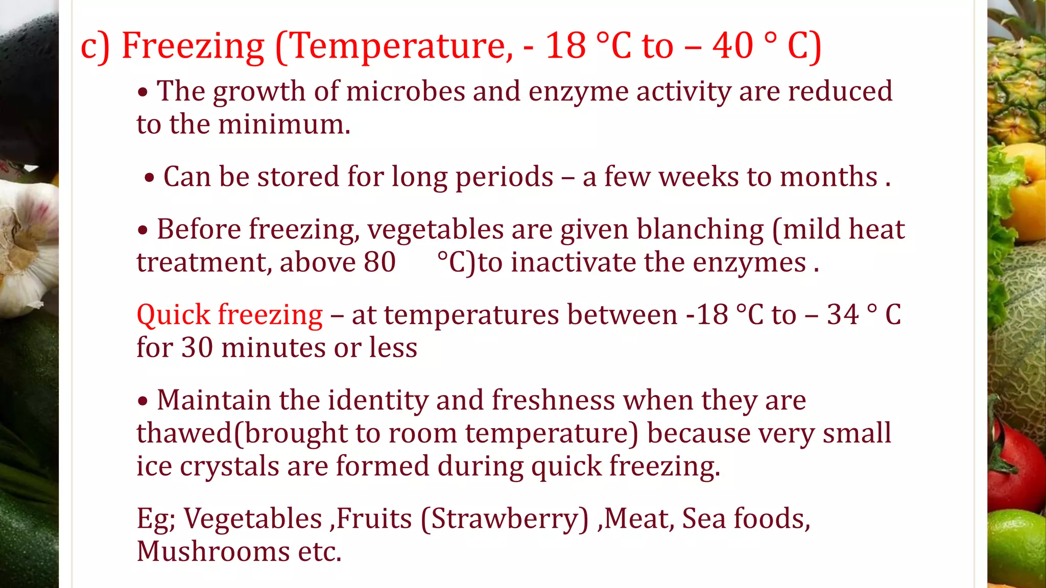 FOOD PRESERVATION TECHNIQUES | PPTX