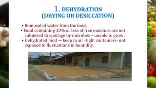 FOOD PRESERVATION TECHNIQUES | PPTX