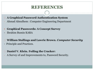 Graphical Password Authentication | PPTX