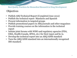 Best Quality Practices for Biomedic Research: Rick Calabrese ASQ 2014 ...