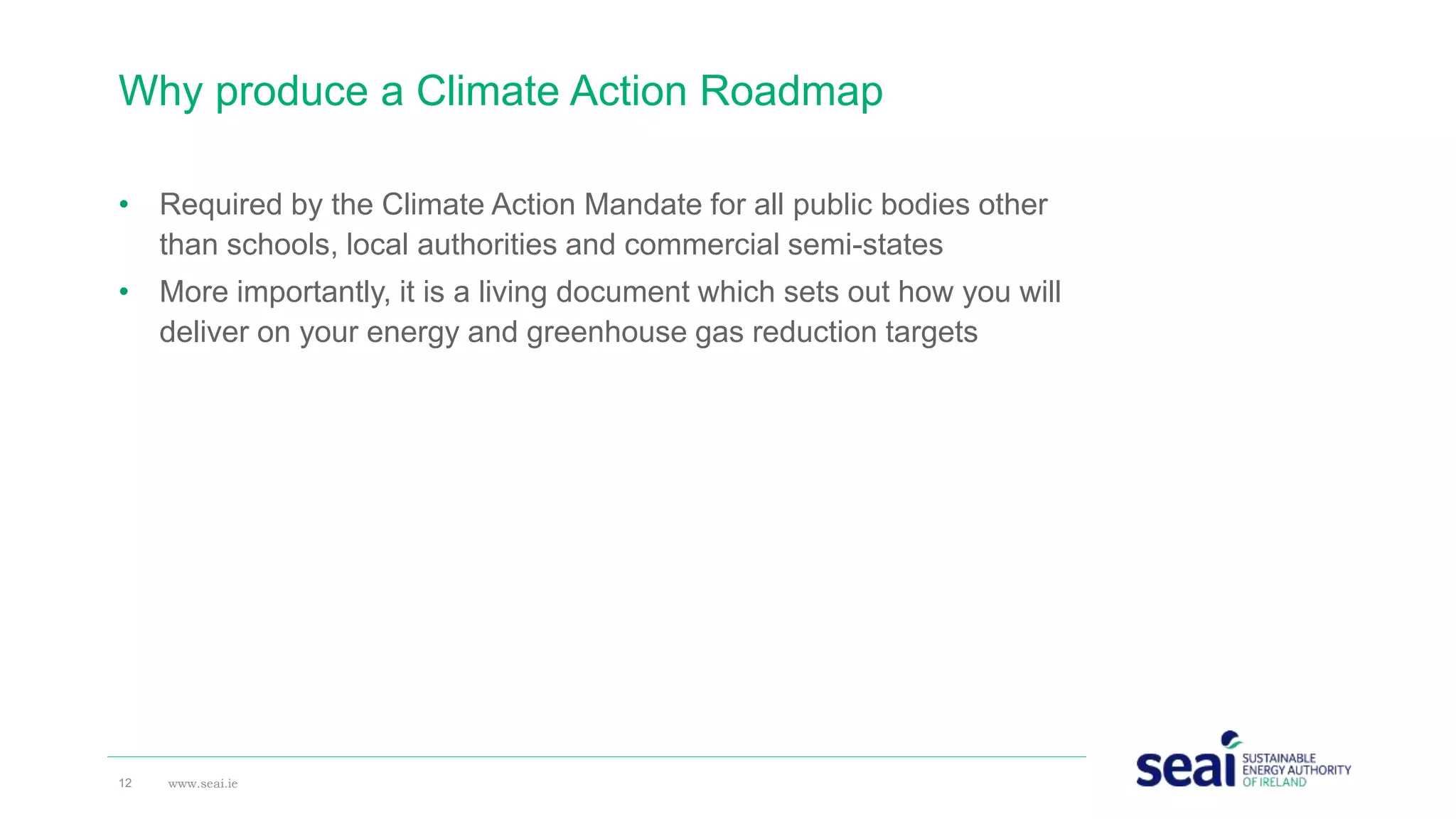 Climate Action Roadmap Webinar | PPTX