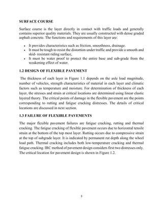 Minor Project on design and analysis of flexible pavement with cement ...
