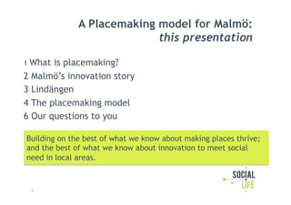Social Life of Cities: A placemaking model for Malmo, Sweden | PDF ...