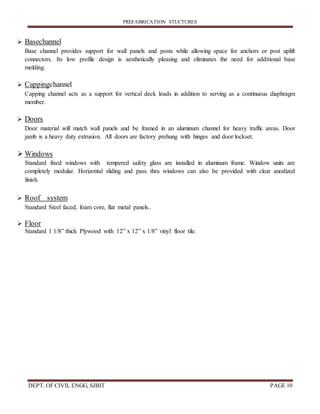 prefabrication structure report | DOCX
