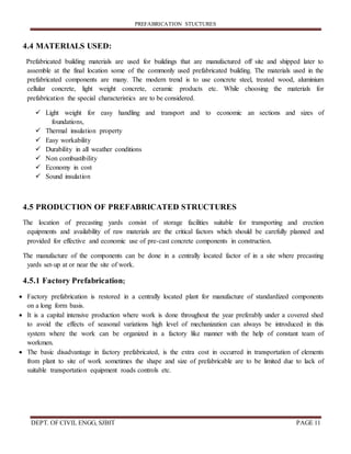 prefabrication structure report | DOCX