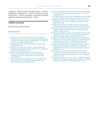 Comparative study of Balthazar Computed Tomography Severity Index and ...