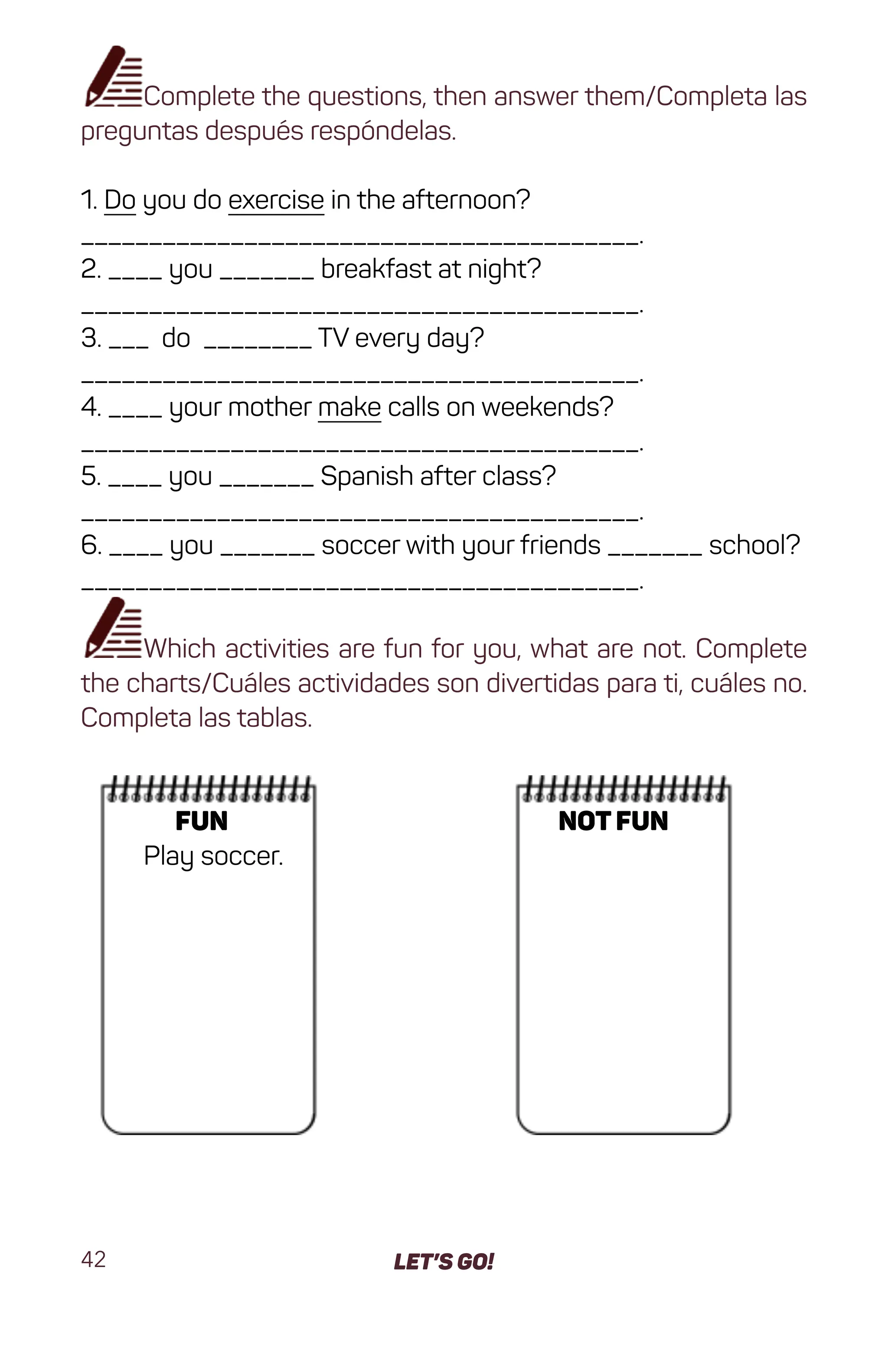 Compendio de ejercicios para los alumnos | PDF