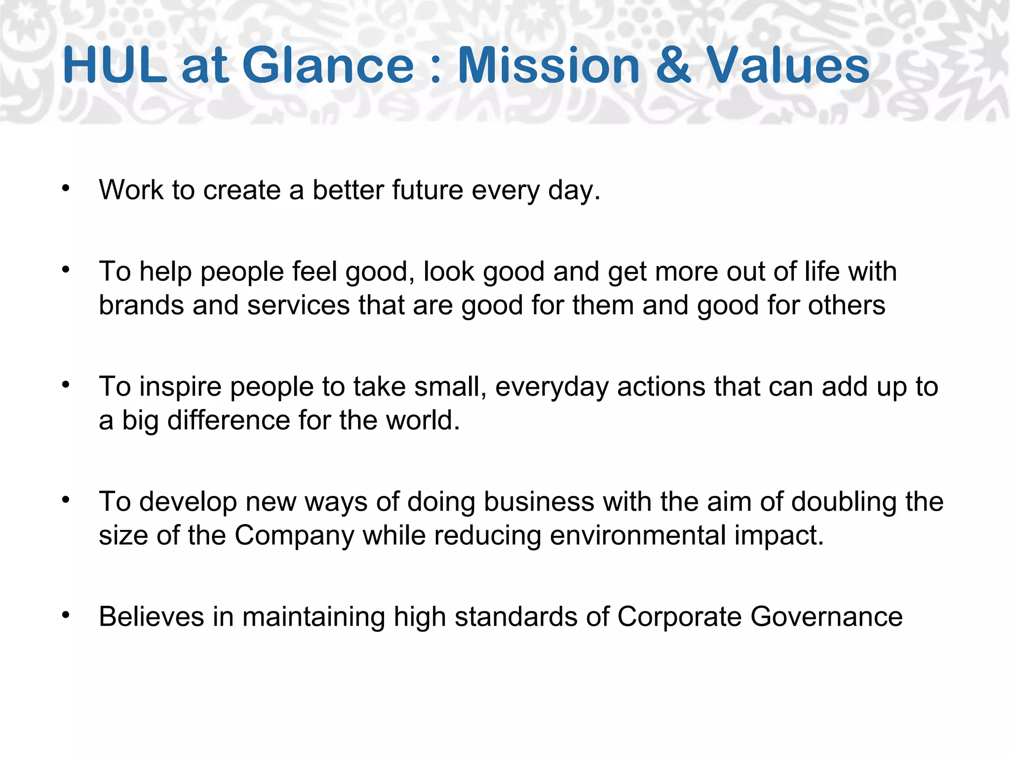 Marketing Strategies of HUL | PPT