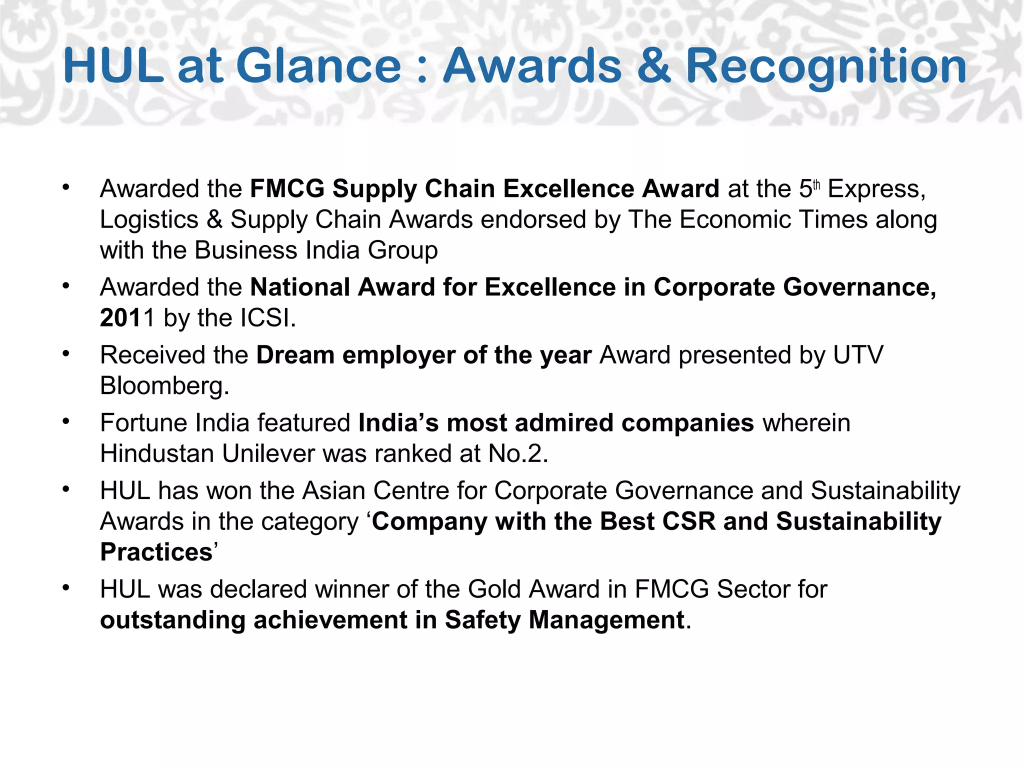 Marketing Strategies of HUL | PPT