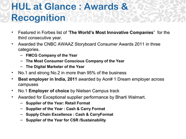 Marketing Strategies of HUL | PPT