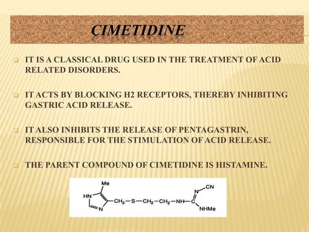 CHEMISTRY OF ANTI SECRETORY DRUGS | PPTX | Digestive Disorders ...