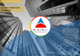 Luxury and Comfort: The Design and Execution of D3 Bar in Dhanbad | PPT