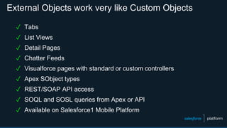 Access External Data in Real-time with Lightning Connect | PPT