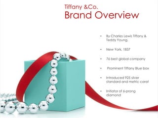 Tiffany & Co. Brand Audit | PPTX