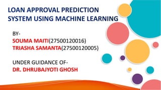 Loan Approval Prediction Using Machine Learning | PDF