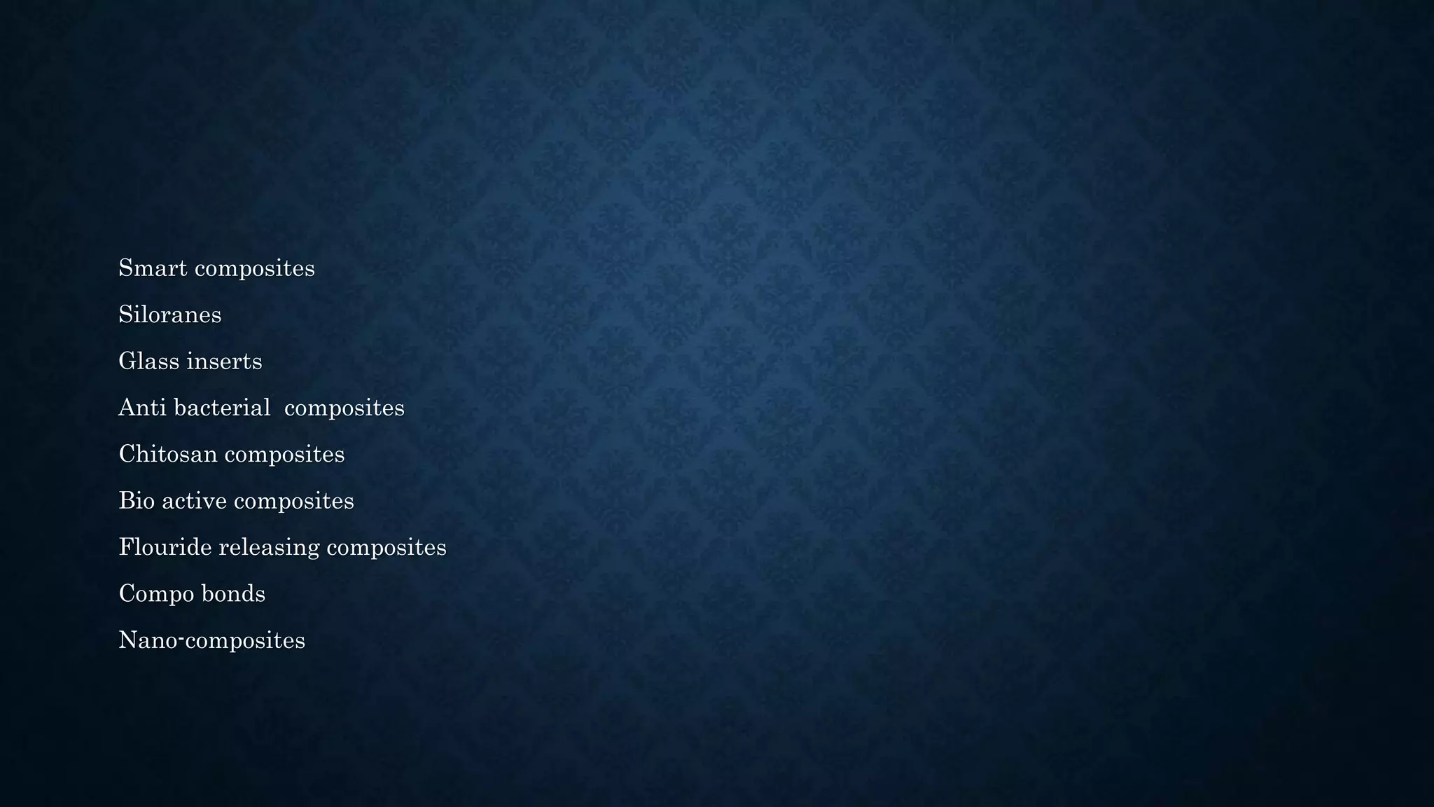 recent advances in composites | PPTX