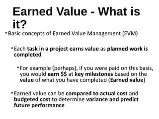Earned Value Analysis | PPT