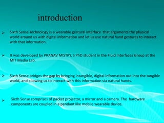 Final 6th sense ppt. | PPTX