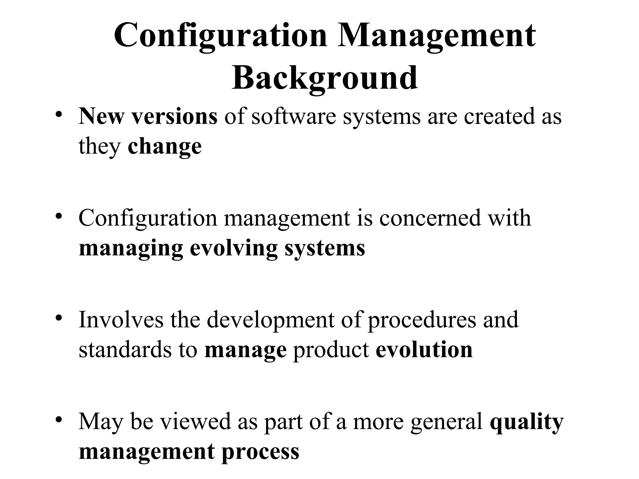 Configuration Management | PPT