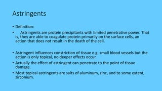 Topical agents | PPTX