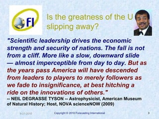 America’s Scientific Greatness? | PPT