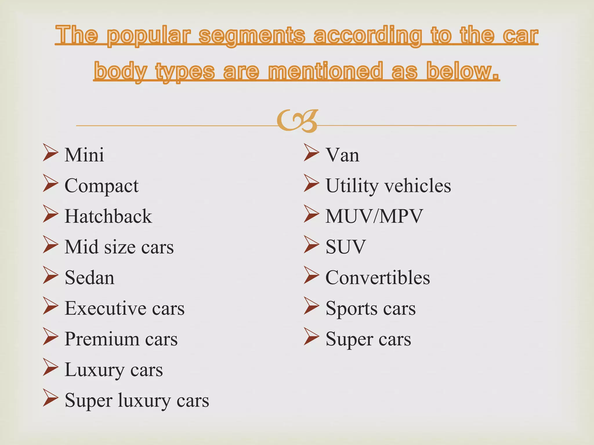 hatchback car in india | PPTX