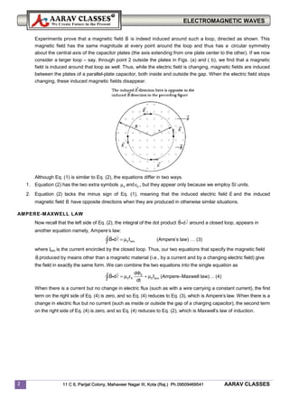 ELECTROMAGNETIC WAVES FOR CBSE XII | PDF