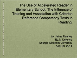Accelerated Reader and Best Practices | PPT