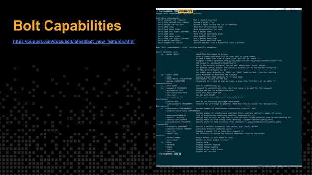 Easy Cross-Platform PowerShell Automation with Puppet Bolt | PPT