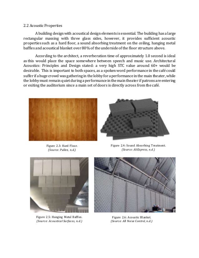 Building Science II: Acoustic Report