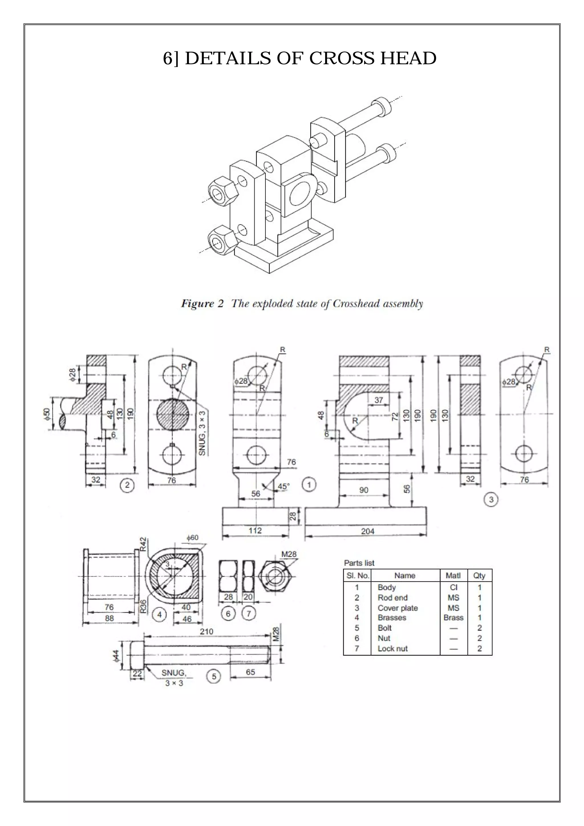 Assembly and Details machine drawing pdf | PDF