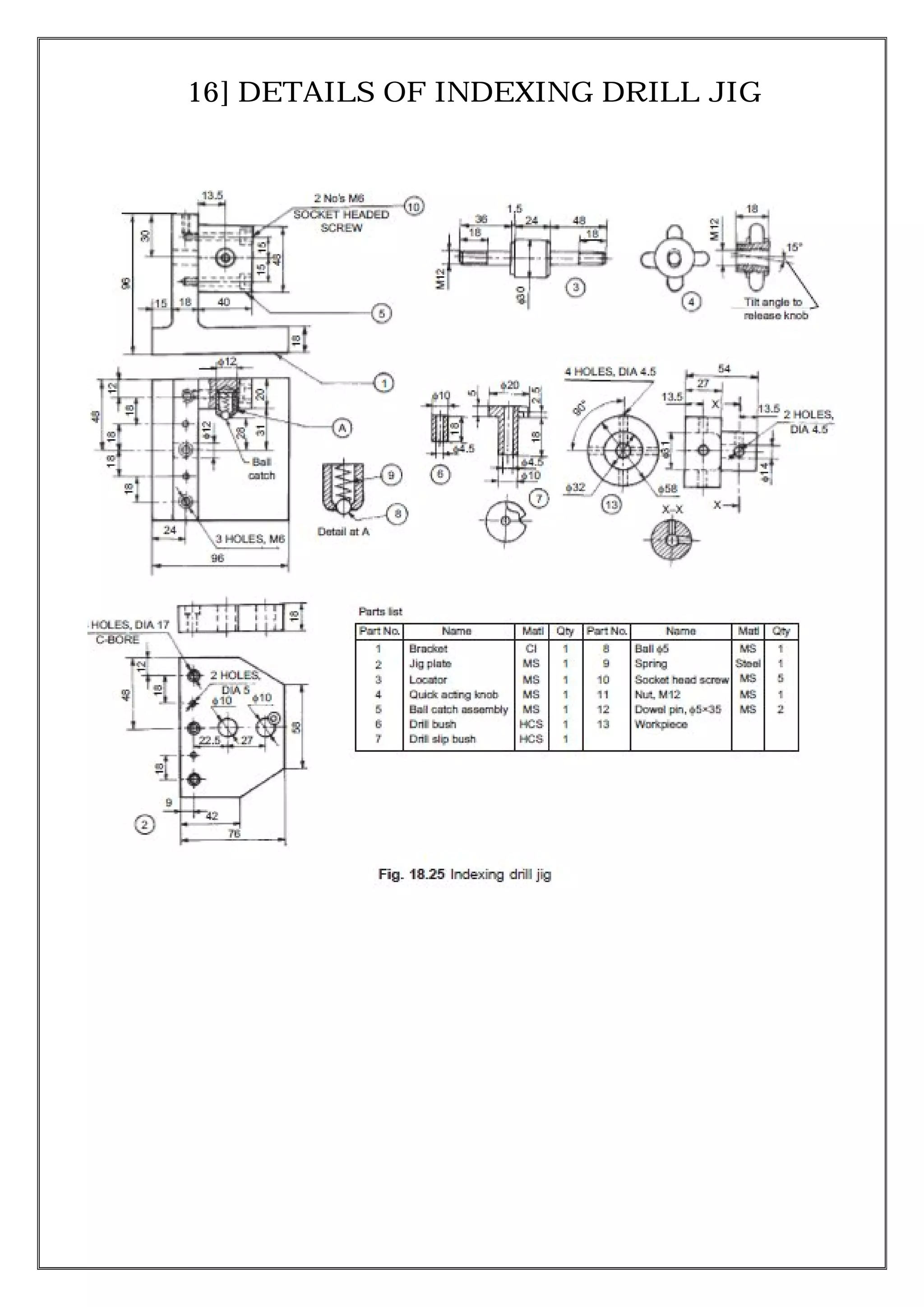 Assembly and Details machine drawing pdf | PDF