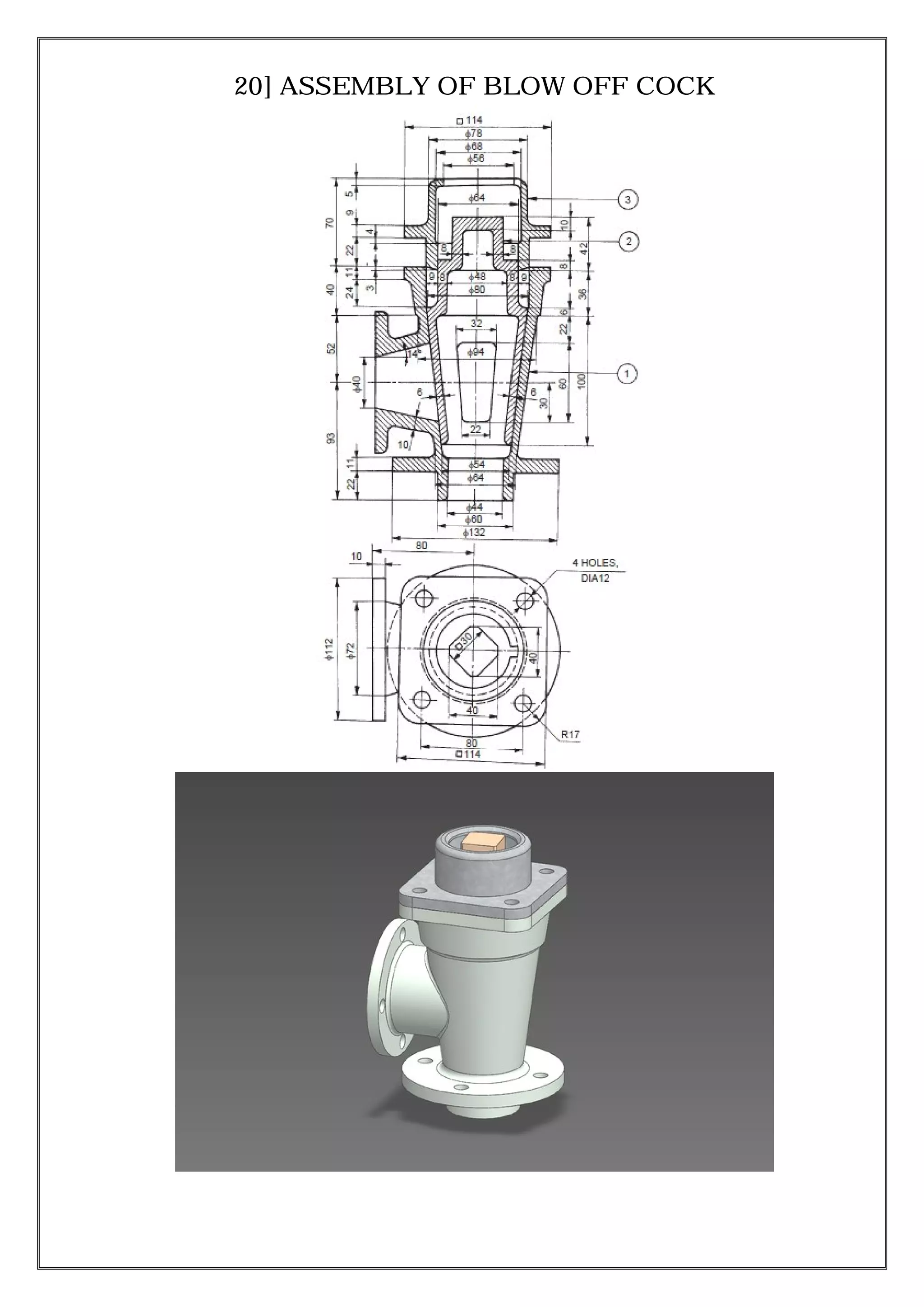 Assembly and Details machine drawing pdf | PDF | Drawing and Sketching ...
