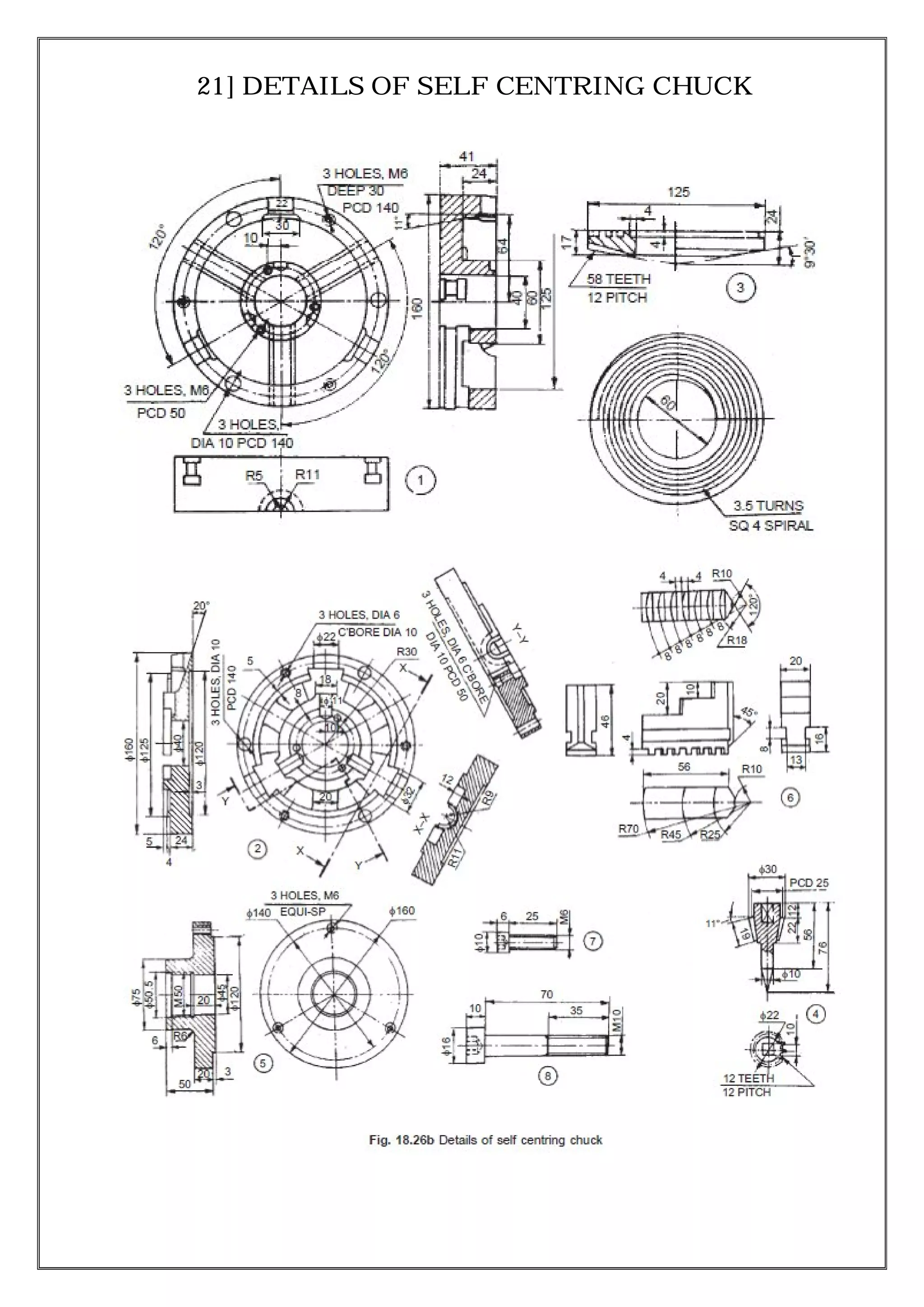 Assembly and Details machine drawing pdf | PDF | Drawing and Sketching ...