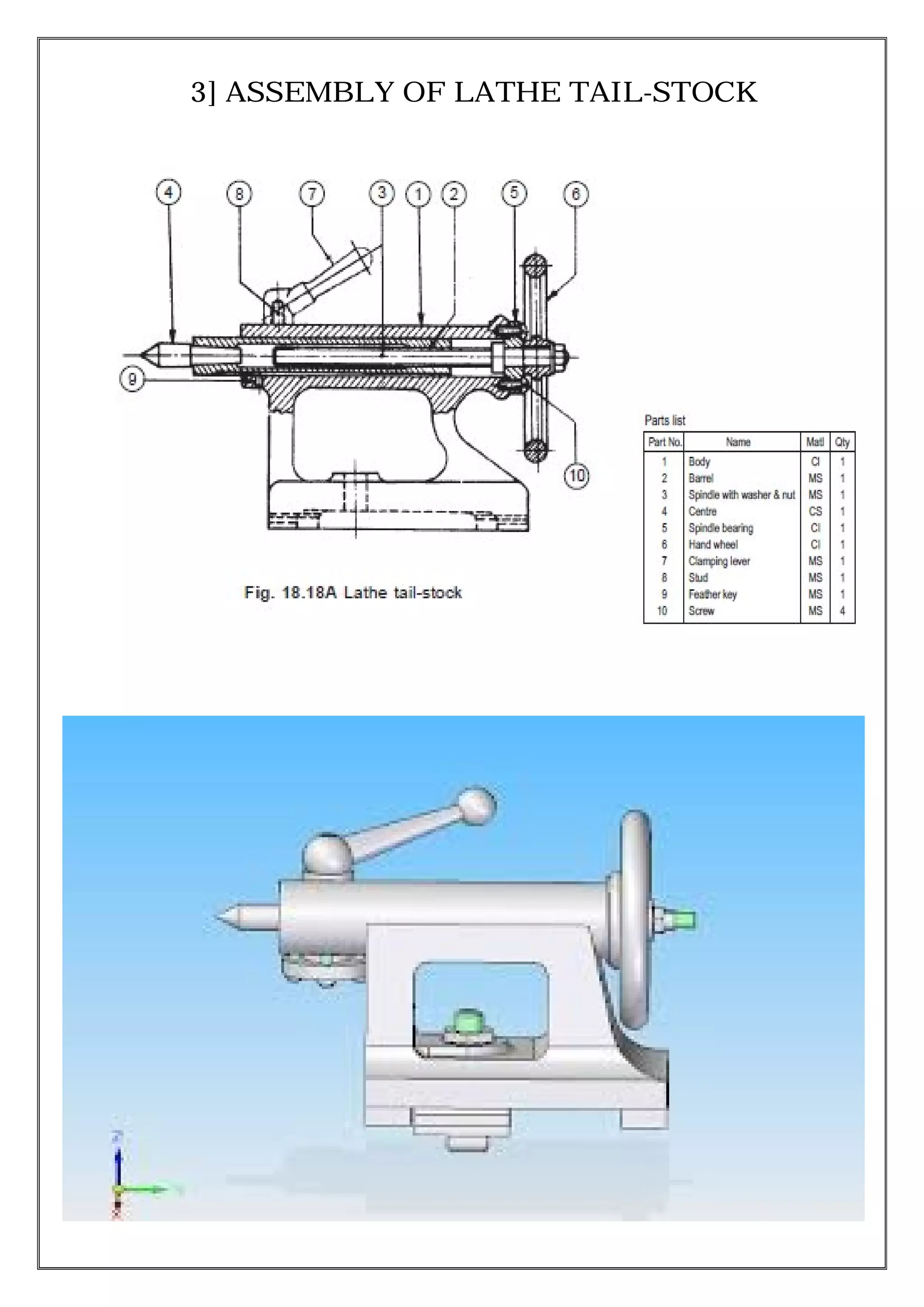 Assembly and Details machine drawing pdf | PDF