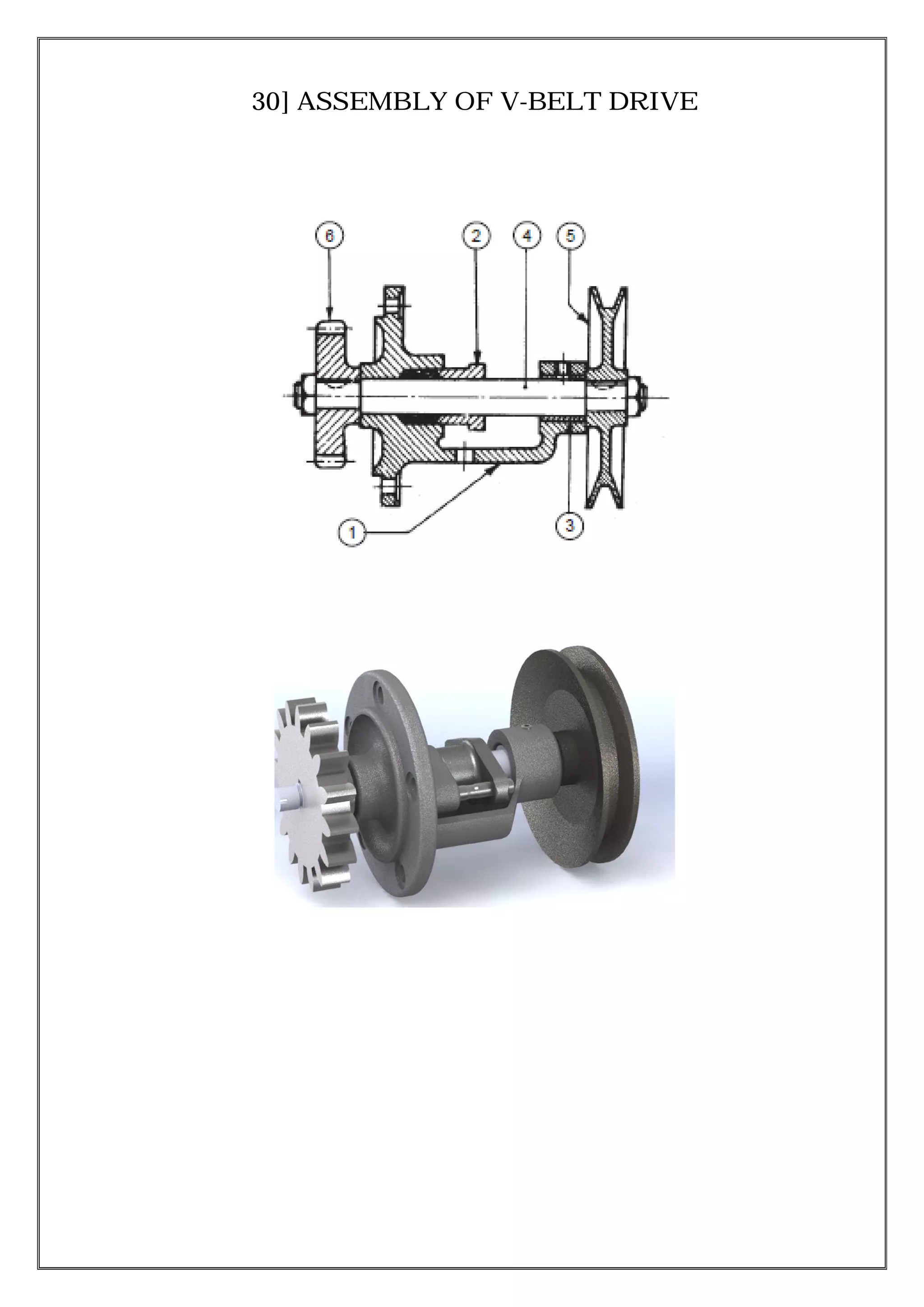 Assembly and Details machine drawing pdf | PDF