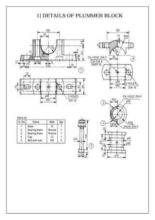 Assembly and Details machine drawing pdf | PDF