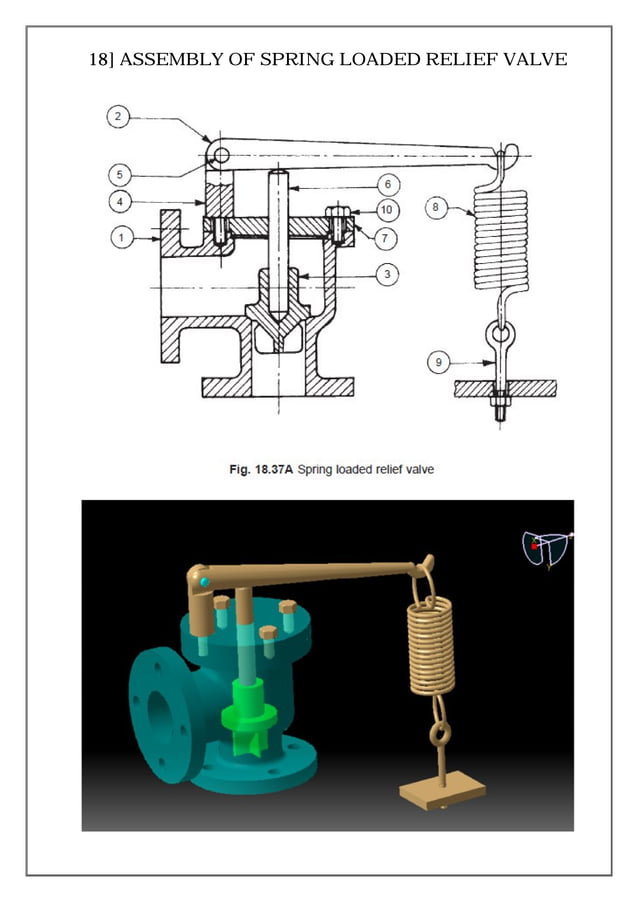 Assembly and Details machine drawing pdf | PDF | Drawing and Sketching ...