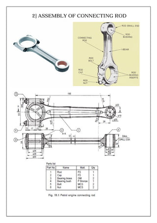 Assembly and Details machine drawing pdf | PDF