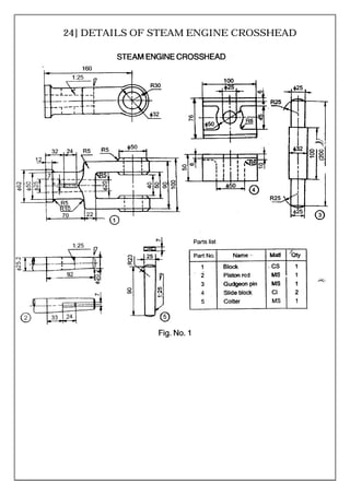 Assembly and Details machine drawing pdf | PDF
