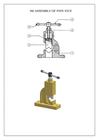 Assembly and Details machine drawing pdf | PDF
