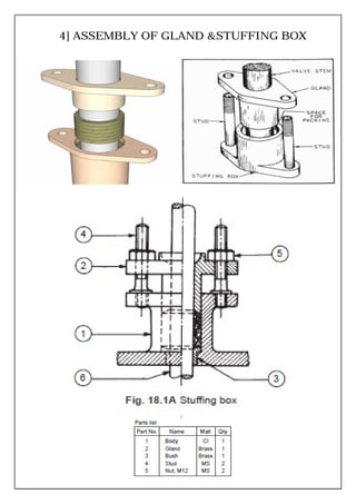 Assembly and Details machine drawing pdf | PDF